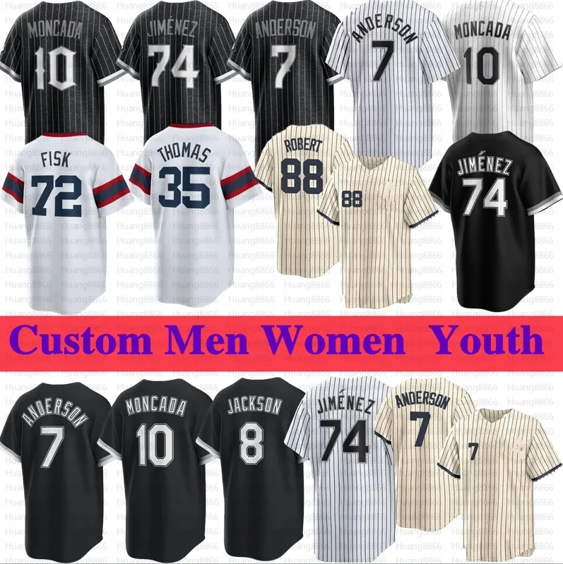 Southside Baseball Jersey: Anderson, Jimenez, Abreu, Robert, Moncada ...