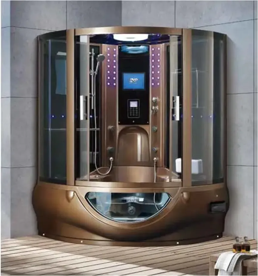 DHgate.com:1500x1500x2150mm Luxury Wet & Steam Shower Enclosure, Sauna ...