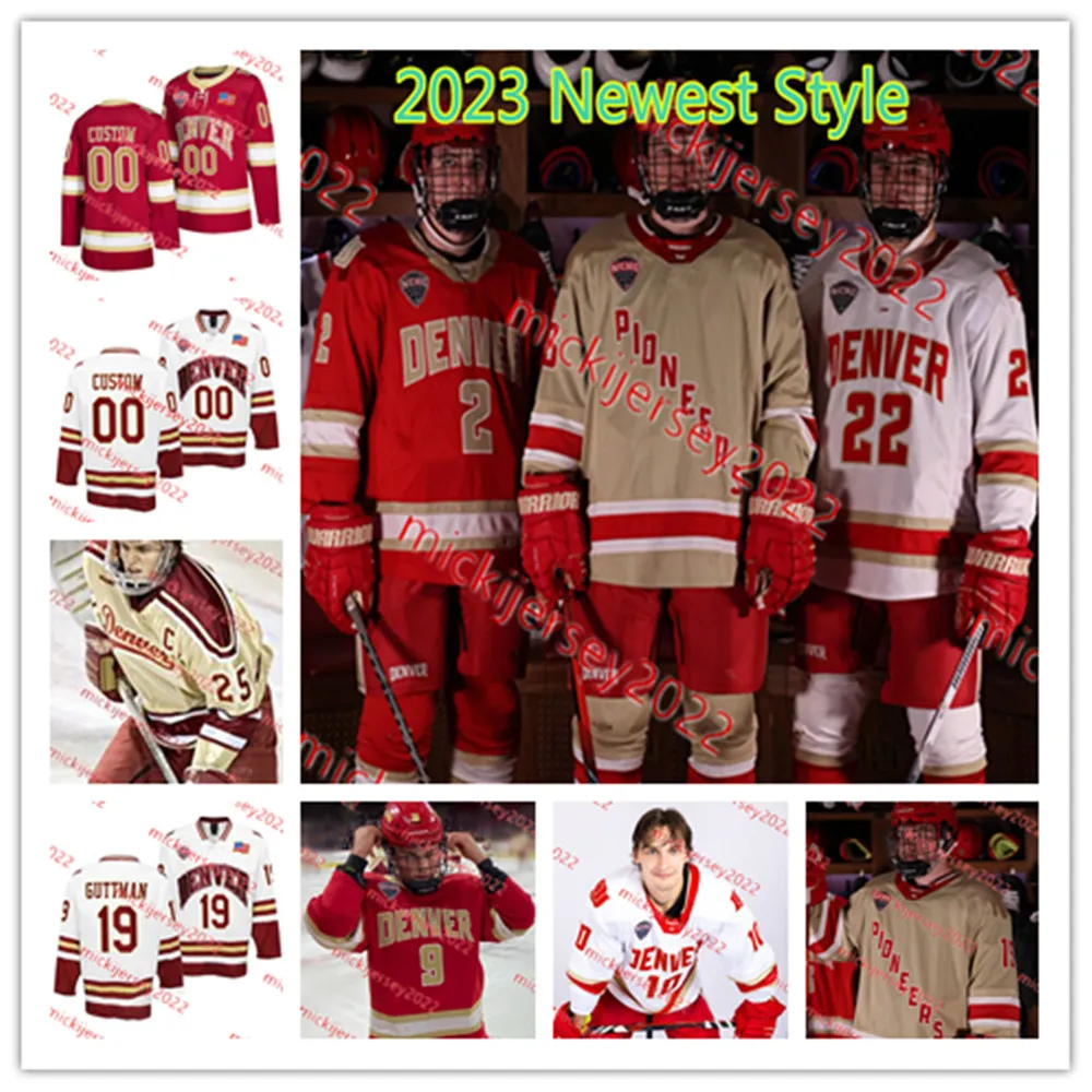 Mike Benning Carter Mazur Denver Hockey Jersey Tristan Lemyre Magnus ...