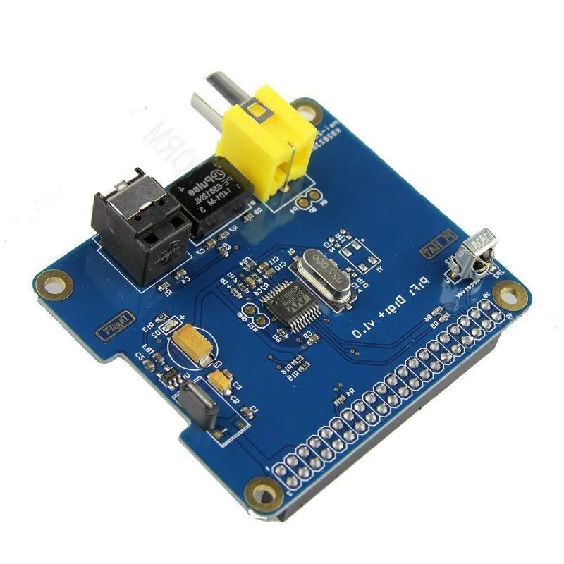 HIFI DiGi Digital Sound Card I2S SPDIF Optical Fiber For Raspberry Pi 3 ...
