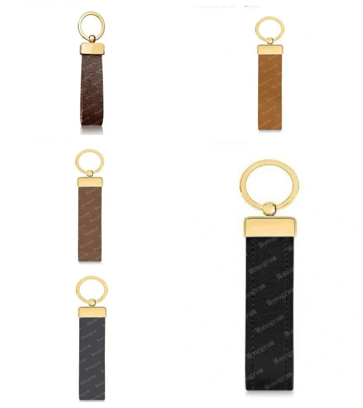 DHgate.com:2024 Genuine Leather Keychain Personalized Charms Keyring ...