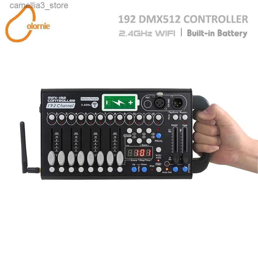 Moving Head Lights Wireless 192 DMX Controller Included Battery DJ Equipment DMX512 Console For ...