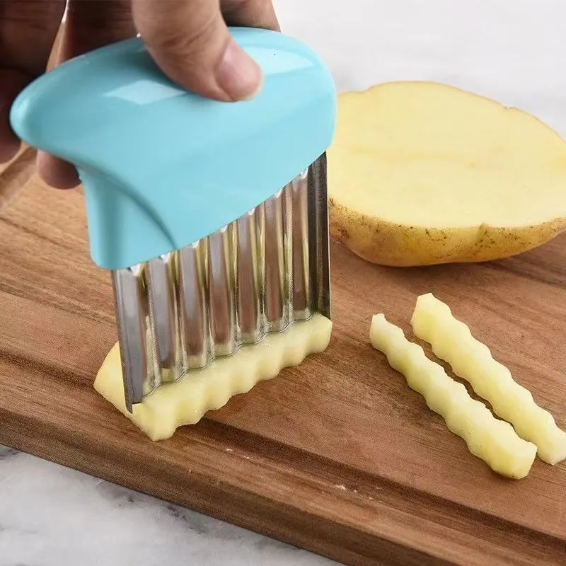 Manual French Fry Cutters Potato Slicer Grid Artifact Wipe Knife ...