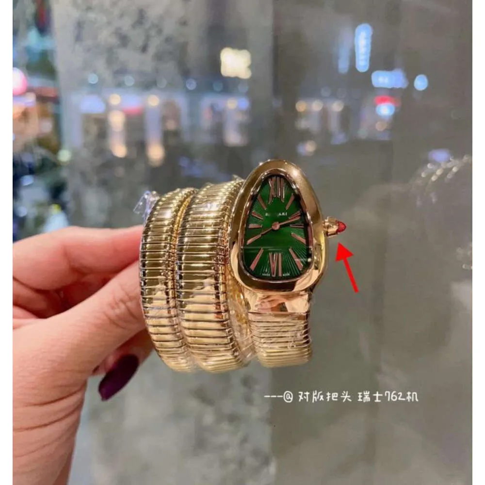 Luxury Serpenti Watch With Snake Design Bracelet Classic Style Ladies ...