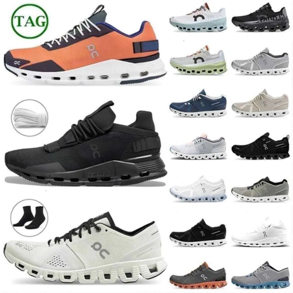 Cloudnova On Cloud Tennis Shoes For Men And Women Triple Black Rock ...
