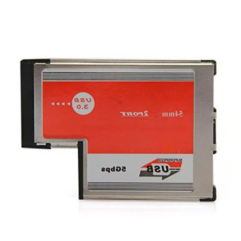 DHgate.com:USB 3.0 ExpressCard Adapter, 2 Ports, ASM Chip, 54mm PCMCIA ...