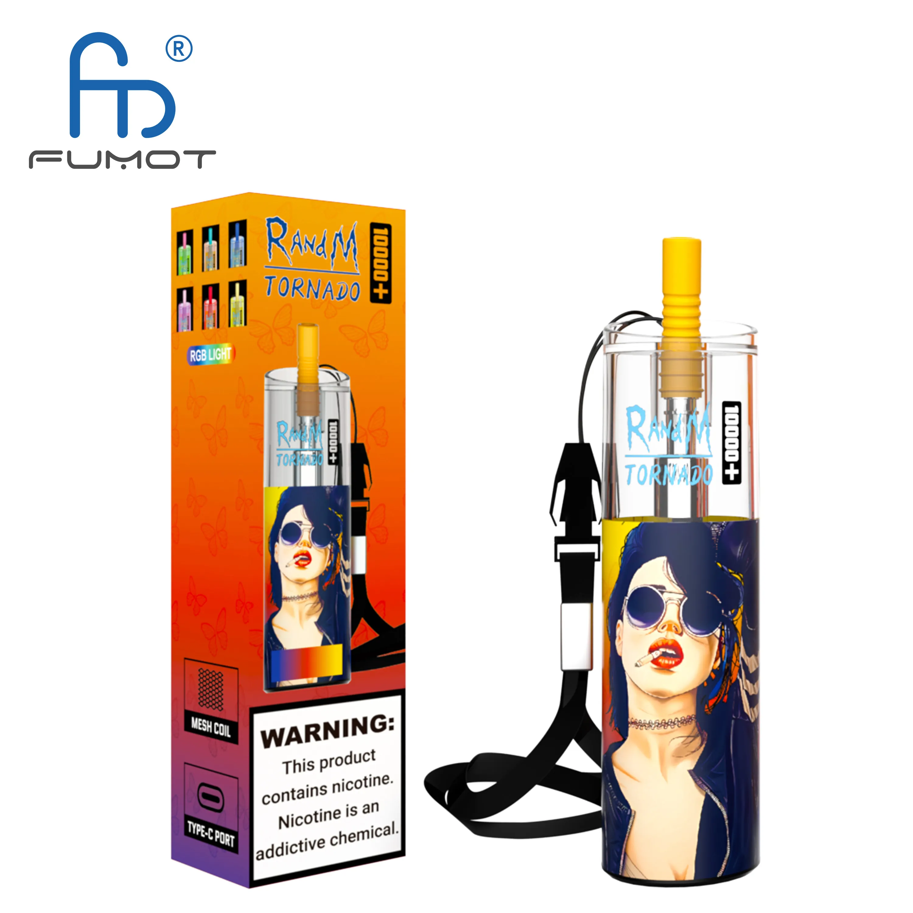 Original Randm Tornado 10000 Plus Puffs Stylo Vape Jetable Cigarettes