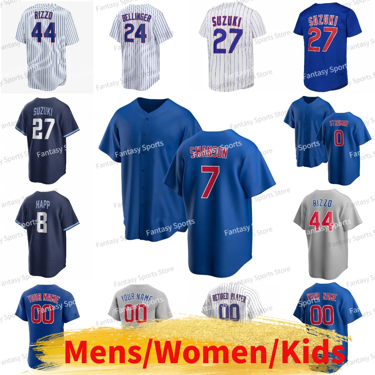 Dansby 7 Swanson Custom Baseball Tees Featuring Seiya Suzuki, Cody ...