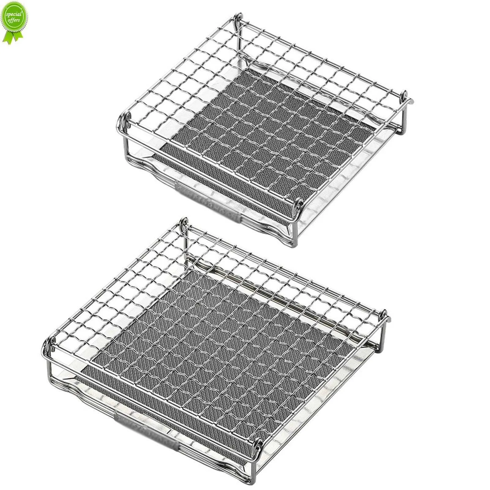 Premium Stainless Steel Roasting Rack - BBQ Wire Mesh Grate for Roti ...