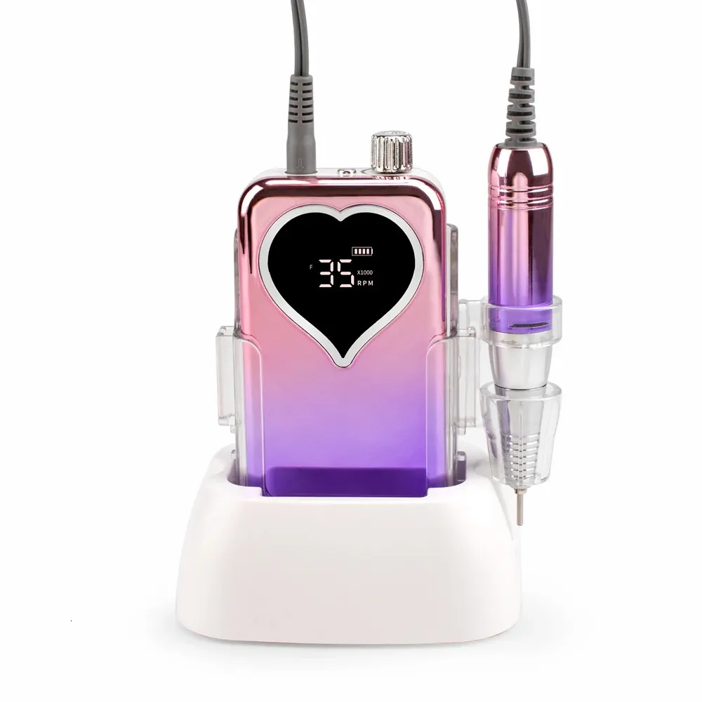 DHgate.com:Purple Cordless Electric Manicure Set - Rechargeable Nail ...