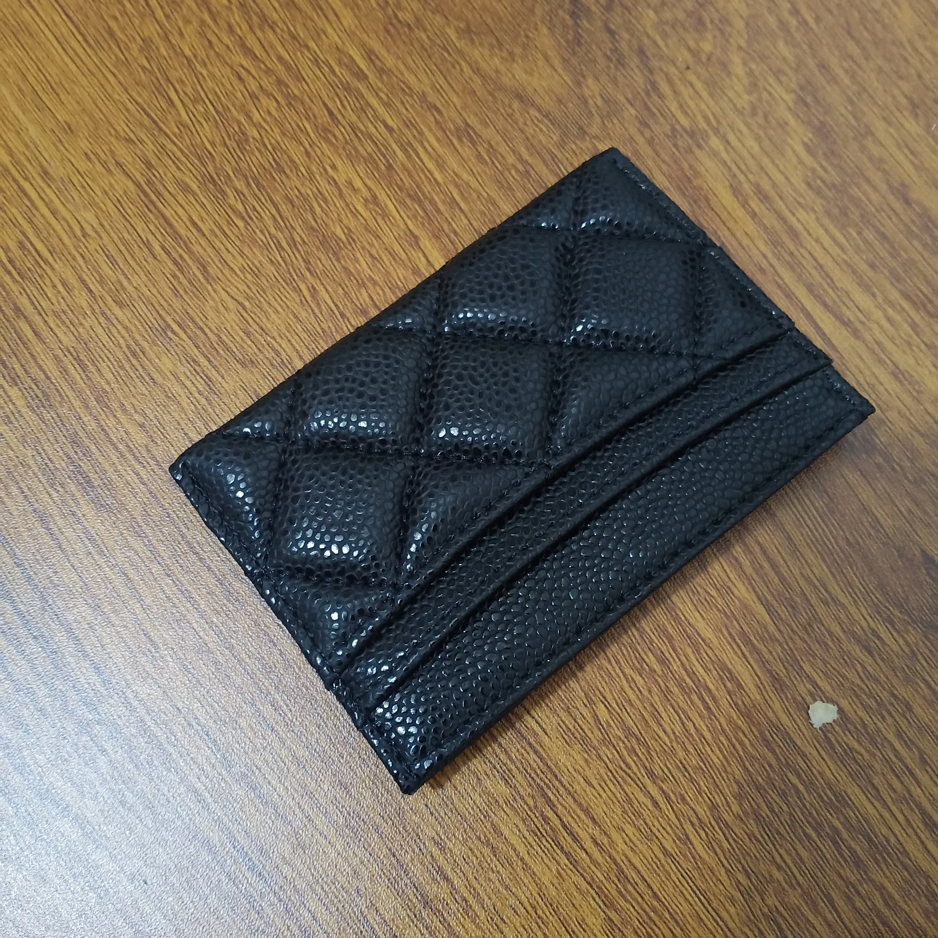 Elegant Genuine Real Leather Card Holder | Mini Cowhide Card Holder ...