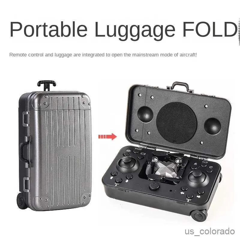 Mini Drone with 720P HD Camera 4K Professional Quadcopter UAV Remote Control Aircraft Gift Creative Suitcase Toy