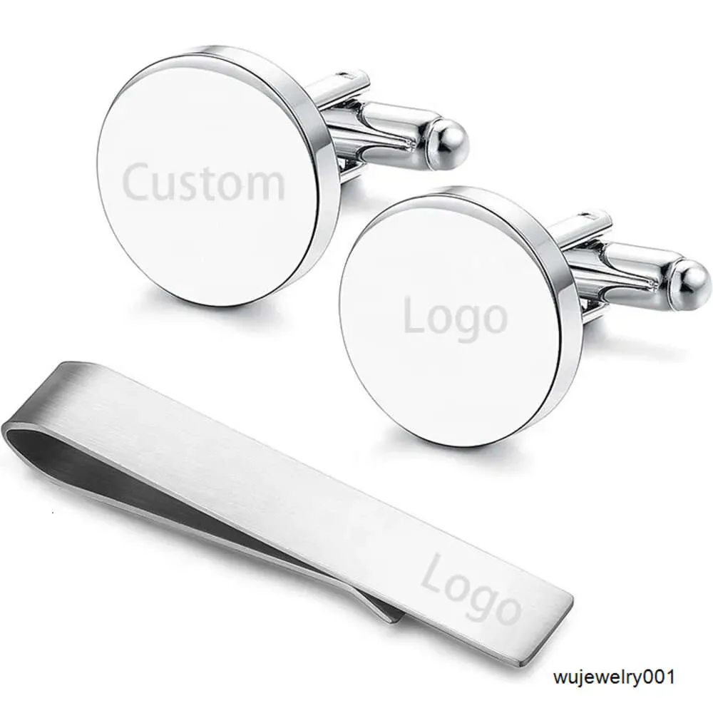 DHgate.com:Personalized Silver Cufflinks: Laser Engraved Metal Round ...