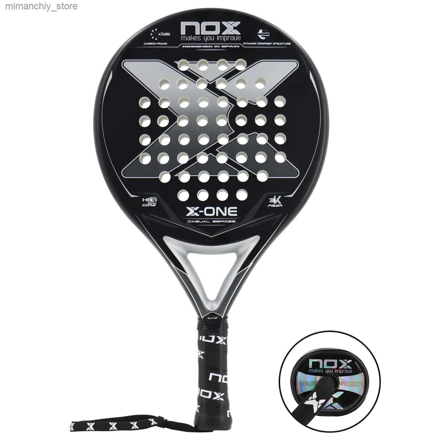 Tennis Rackets X One Padel Racket HR3 Core 3K Carbon Fiber Padel Padd ...