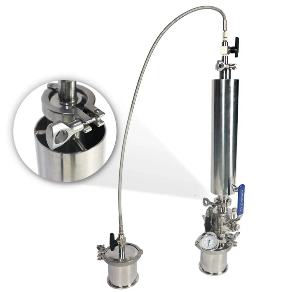 25 LB Pressure Extraction Kit 304 Stainless Steel Laboratory Equipment ...