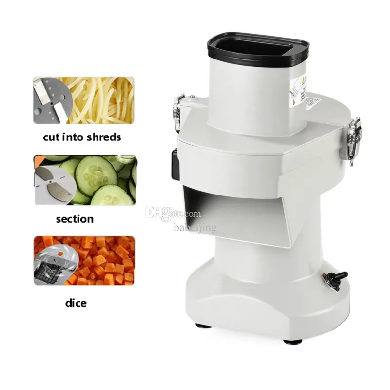 220V Electric Vegetable Cutter: Multifunctional Potato & Radish Dicer ...