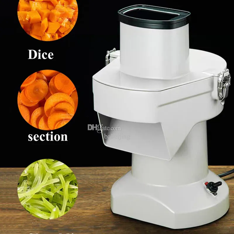 Electric Vegetable Slicer Commercial Grade Dicing Machine For Radish, Carrot, Potato & Onion ...