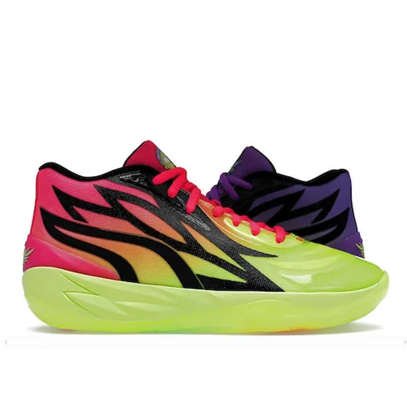 Nickelodeon MB.02 Slime Rick & Morty Basketball Shoes Kids/Men/Women's ...