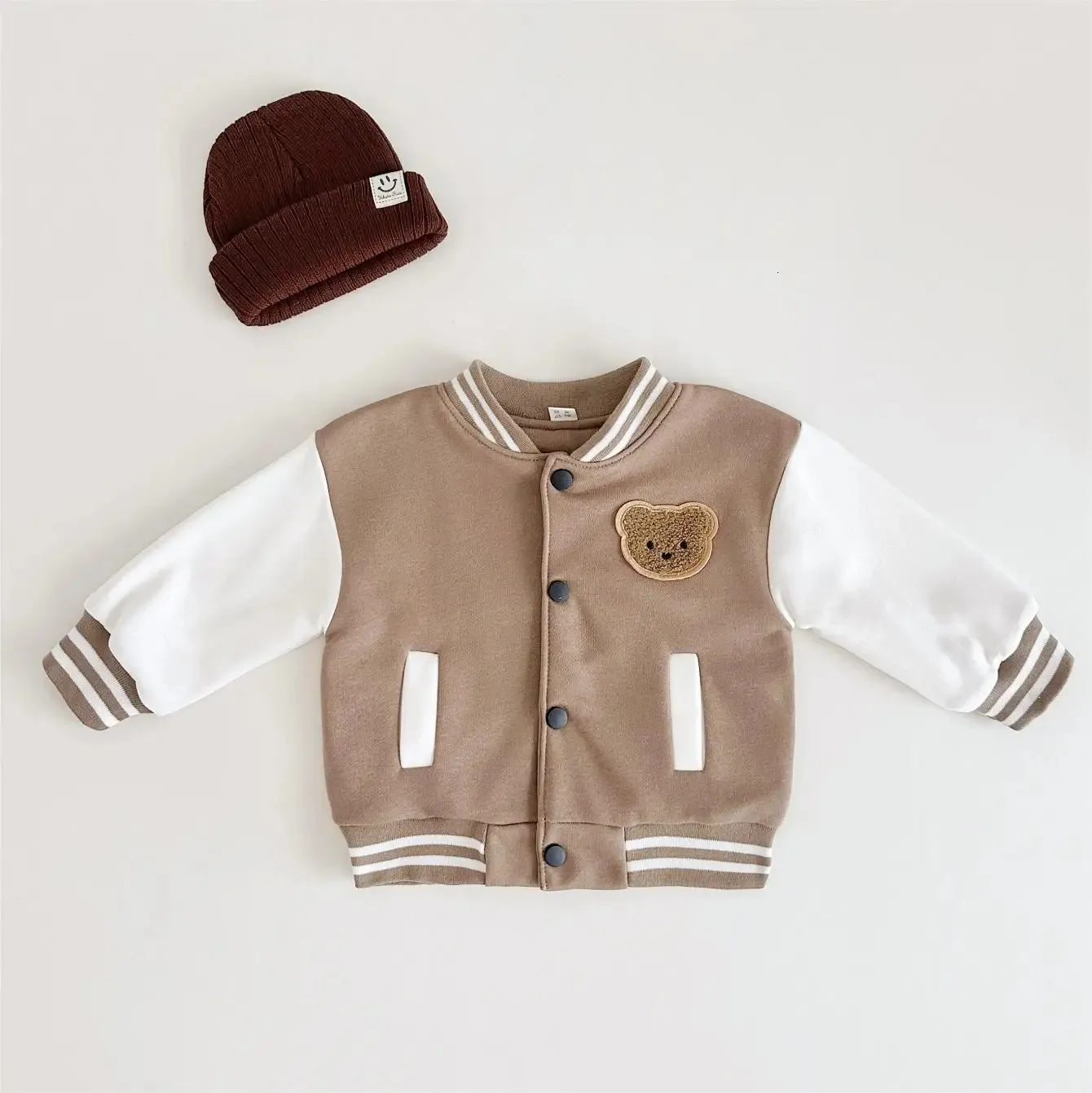 Baby Baseball Jacket - Toddler Boy & Girl Coat, Kids Spring Autumn ...