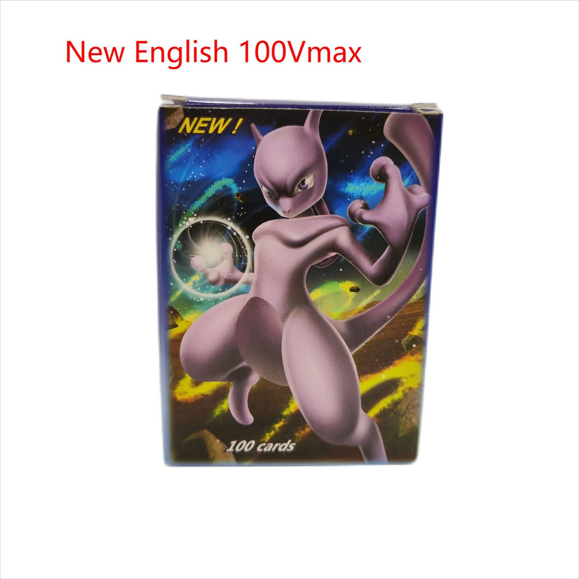 100 Unique Vmax English Flash Cards Set Non Repeating, Durable Sprite ...