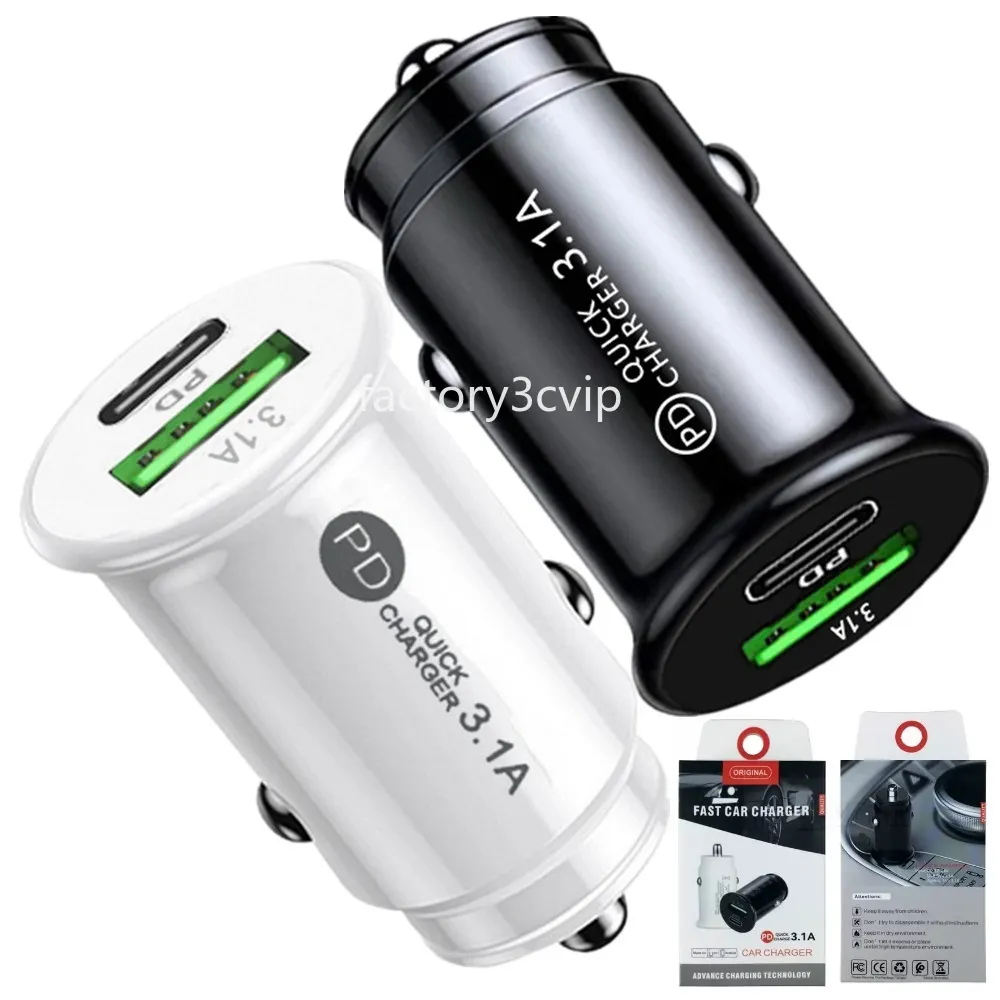 DHgate.com:3.1A Dual Ports PD Car Charger, USB-C Type c Car Chargers ...