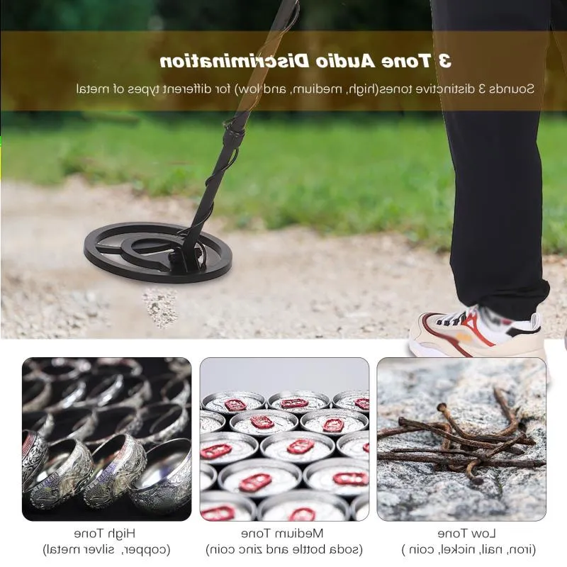 Professional Metal Detector - High Sensitivity Underground Treasure ...