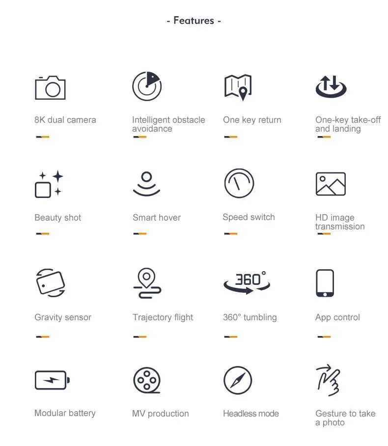 Drones Dikelang G6Pro 8K 5G GPS Professional HD Fotografía Aerial Dron Drual Camera ...