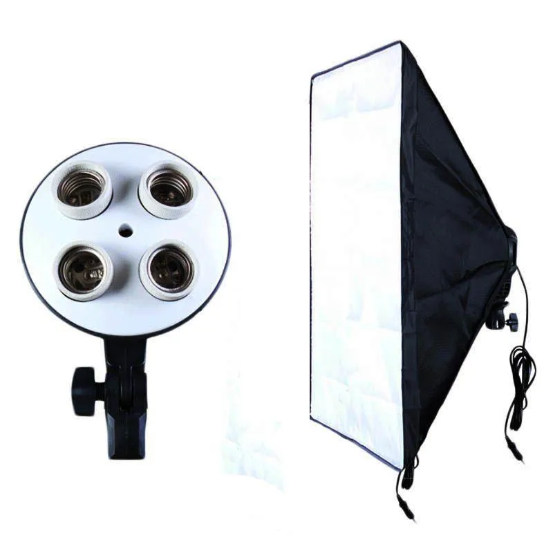 DHgate.com:50*70cm Softbox Photo Box, Four-capped Lamp Holder Lighting ...