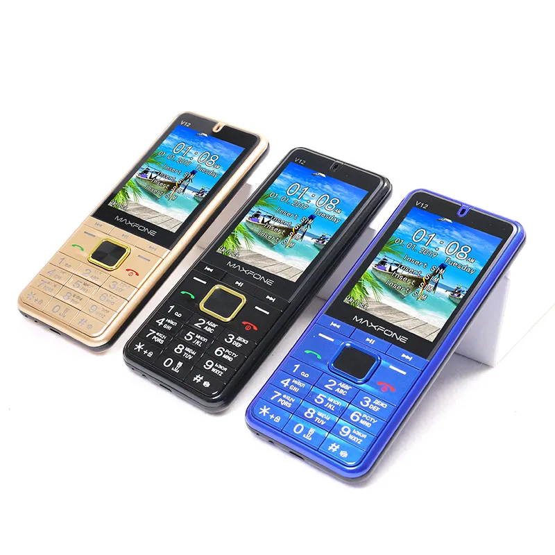 Cordless Phones For Elderly: 2G Basic Mobile Phone With Flashlight, FM ...