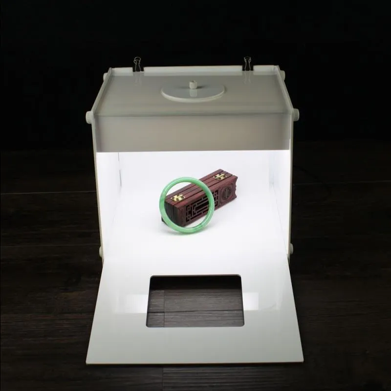 Softbox Lighting Kits: Portable 9 Inch Mini Photo Studio Box With LED ...