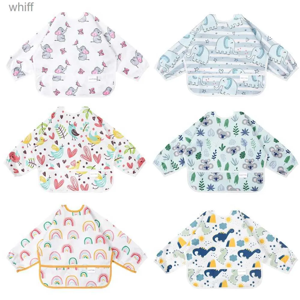 DHgate.com:Bibs Burp Cloths Baby Bibs Waterproof Long Sleeve Saliva ...