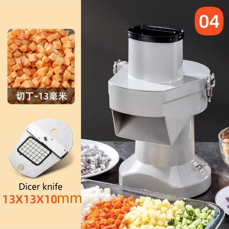 Electric Commercial Vegetable Dicer And Slicer For Carrots, Potatoes ...