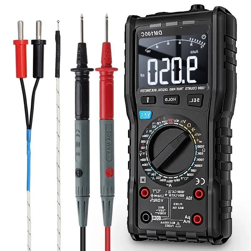 10000 Counts Digital Multimeter - High Accuracy, Auto/Manual Range ...