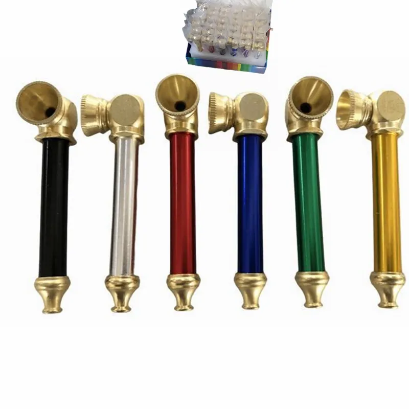 Portable 80mm Metal Smoking Pipe Detachable, Easy Clean Pocket Tobacco ...