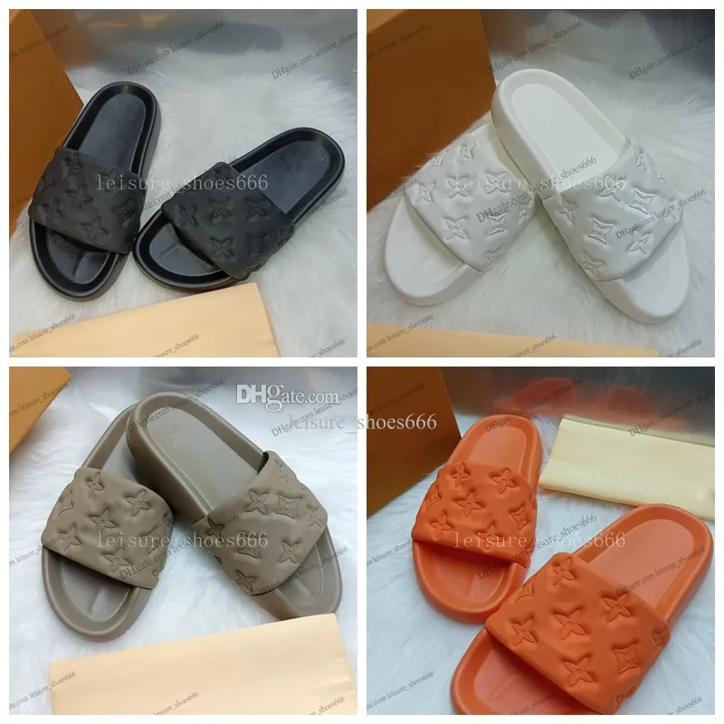 Unisex Beach Slides - Summer Comfort Slippers, Waterproof Mule Sandals ...