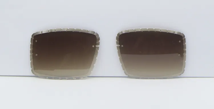 Wholesale Luxury Diamond Cut Square Rimless Sunglasses Lenses With ...