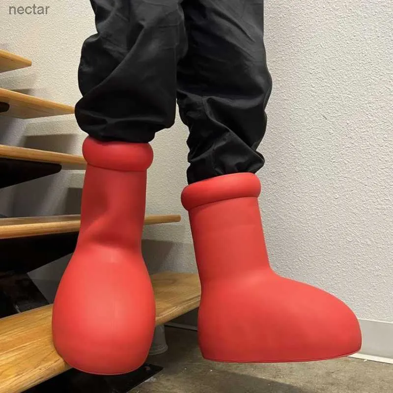 NUOVO OG MSCHF ASTRO BOY Big Red Boots Cartoon Boot Sunale Sneakers In nuovo-og-mschf-astro-boy-big-red-boots-cartoon-boot-sunale-sneakers-in