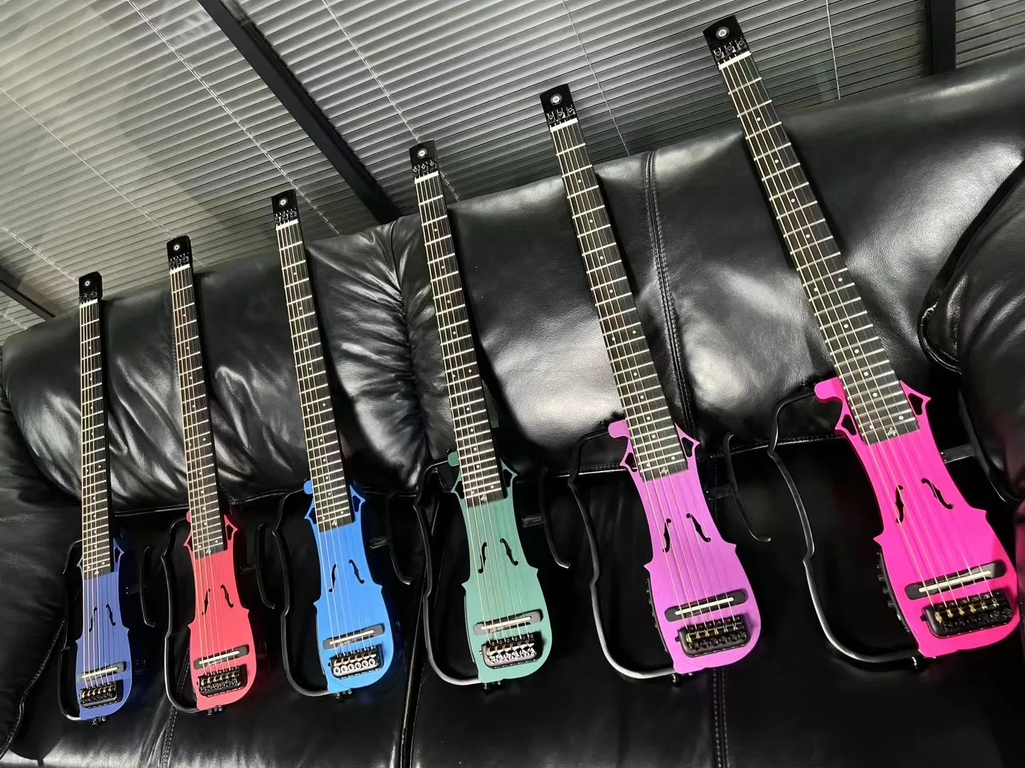 Alp Folk Electric Travel Guitar - Foldable Design, Portable ...