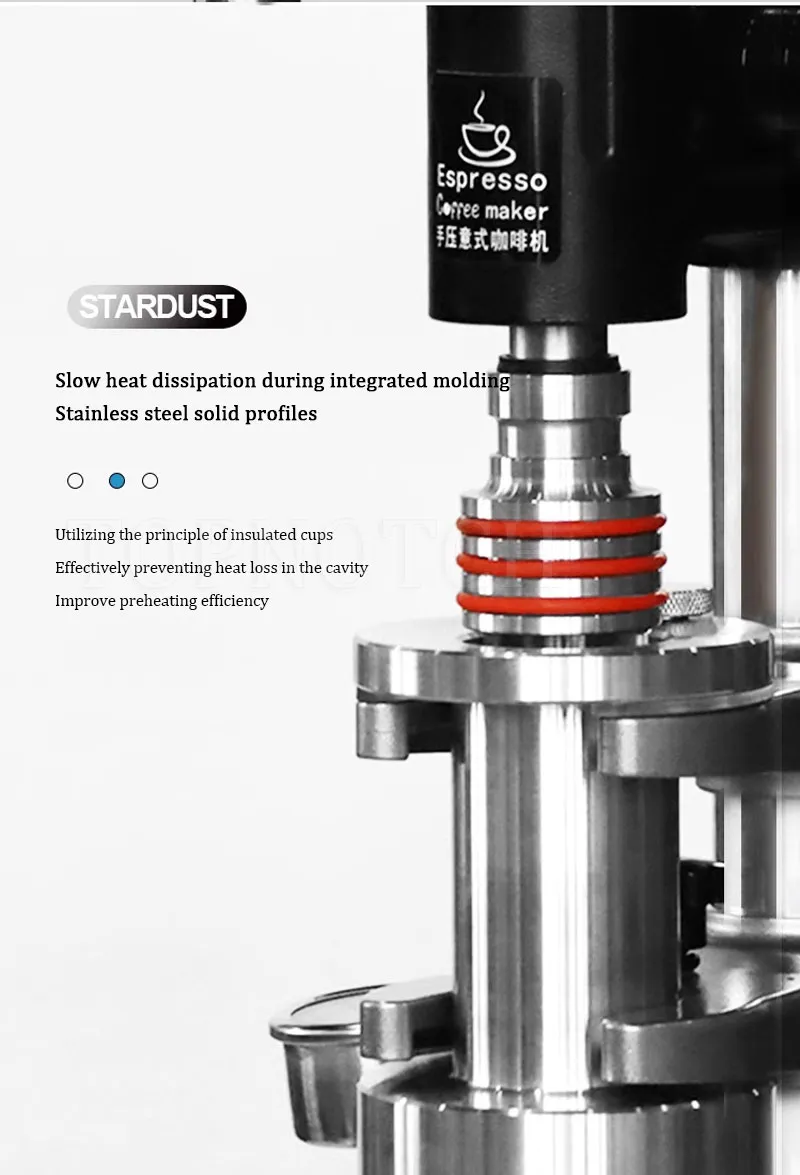 Lever Manual Espresso Machine: Commercial Home Extraction Coffee Maker ...