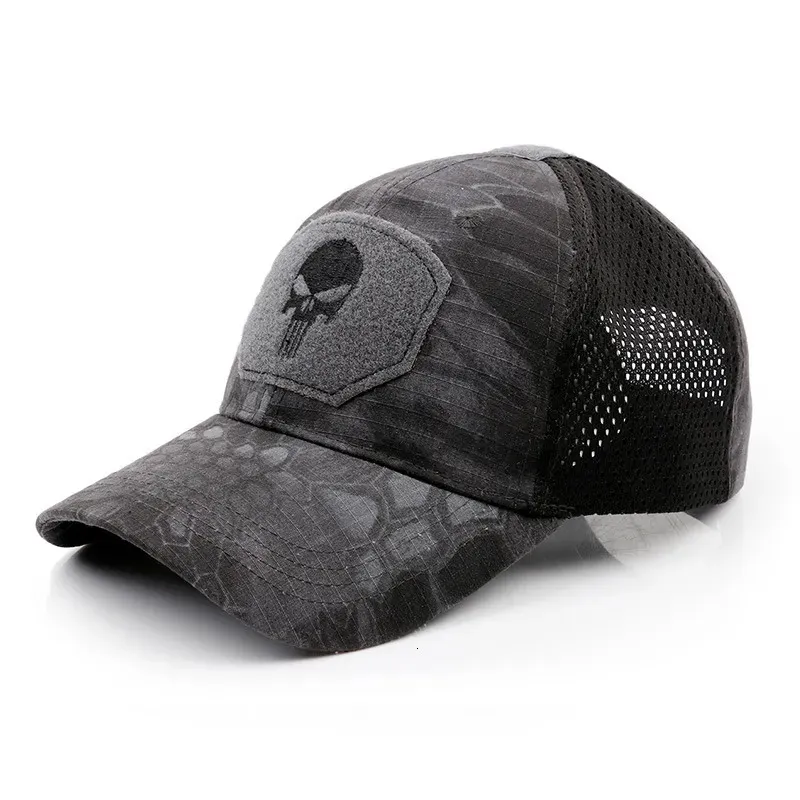DHgate.com:Adjustable Summer Military Camouflage Skull Baseball Cap ...