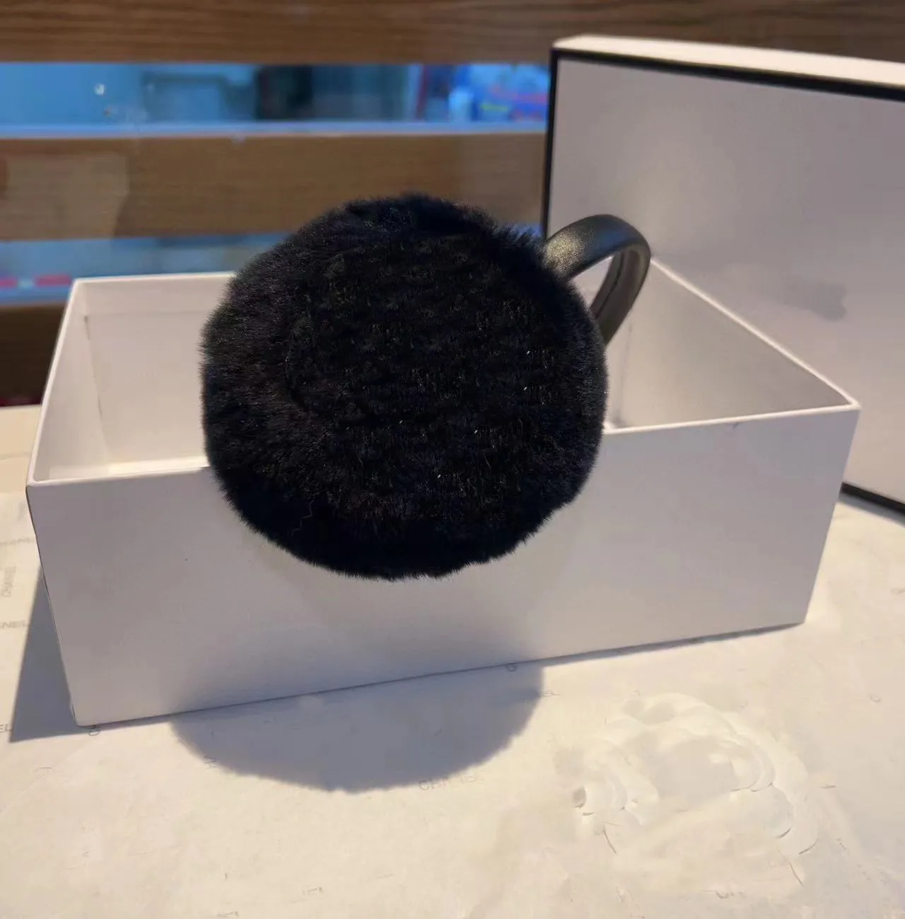 DHgate.com:Plush Winter Fluffy Ear Muffs: Warm Fleece Designer Rabbit ...