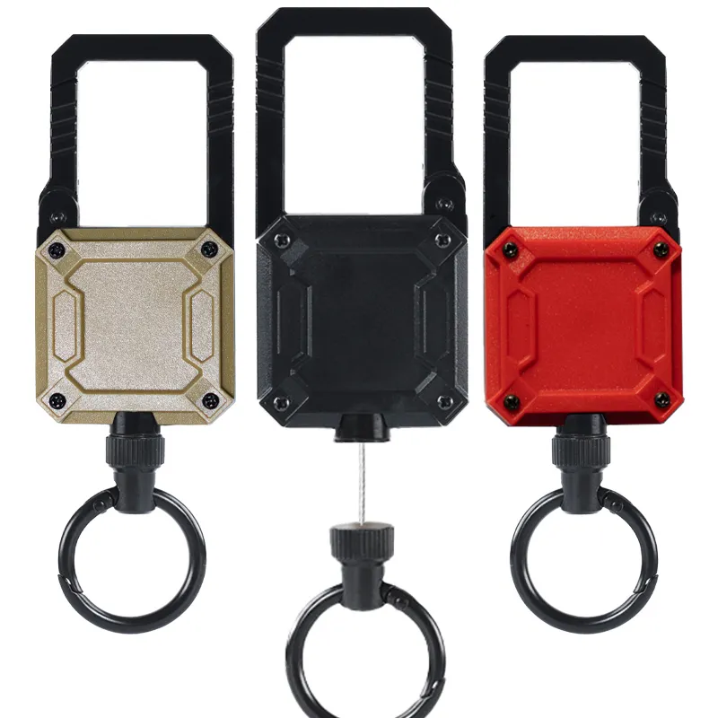 DHgate.com:Magnetic Retractable Keychain with Steel Wire Rope - Badge ...