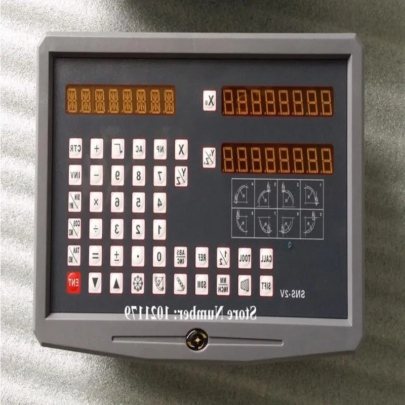Digital Readout Kit: 2 Axis DRO With Precision Linear Scale For Milling ...
