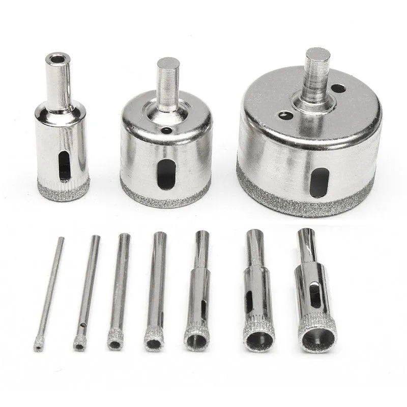 DHgate.com:10Pcs Diamond Hole Saw Drill Bit Set for Tile, Glass, Marble ...