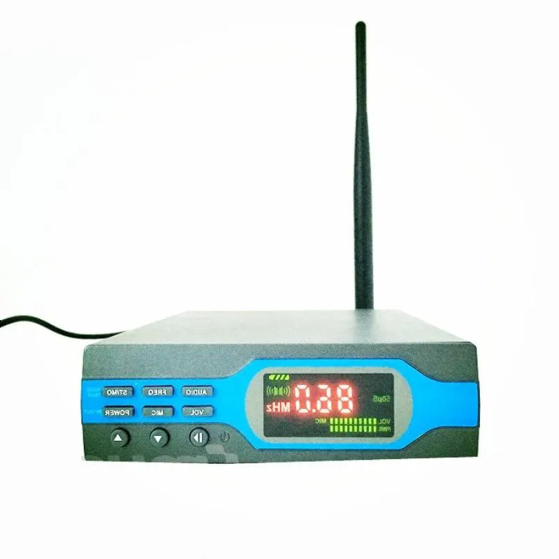 FM Radio Station Transmitter With Antenna Set & 8G TF Card Support ...