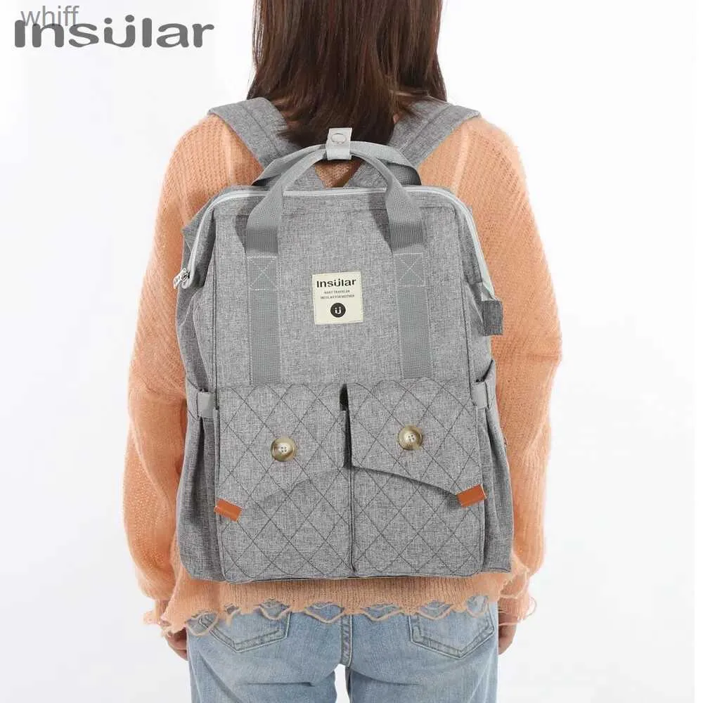 Multifunctional Diaper Backpack With Stroller Straps, Changing Pad, And ...