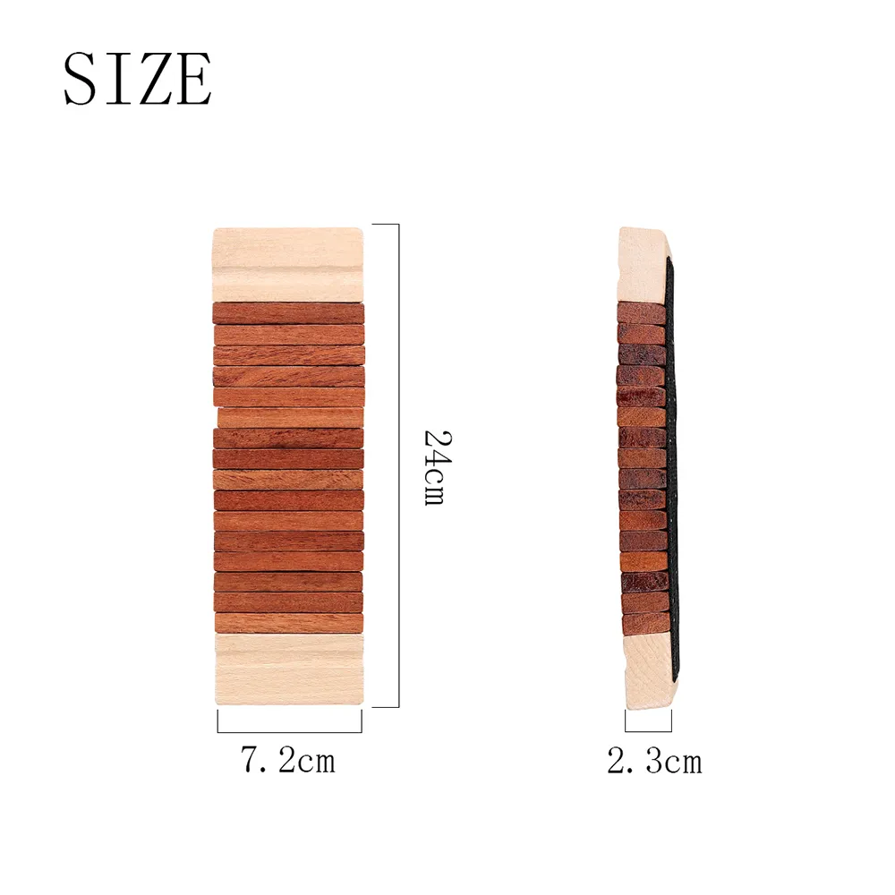 Wooden Percussion Instruments Set, Including Castanets, Clapper ...