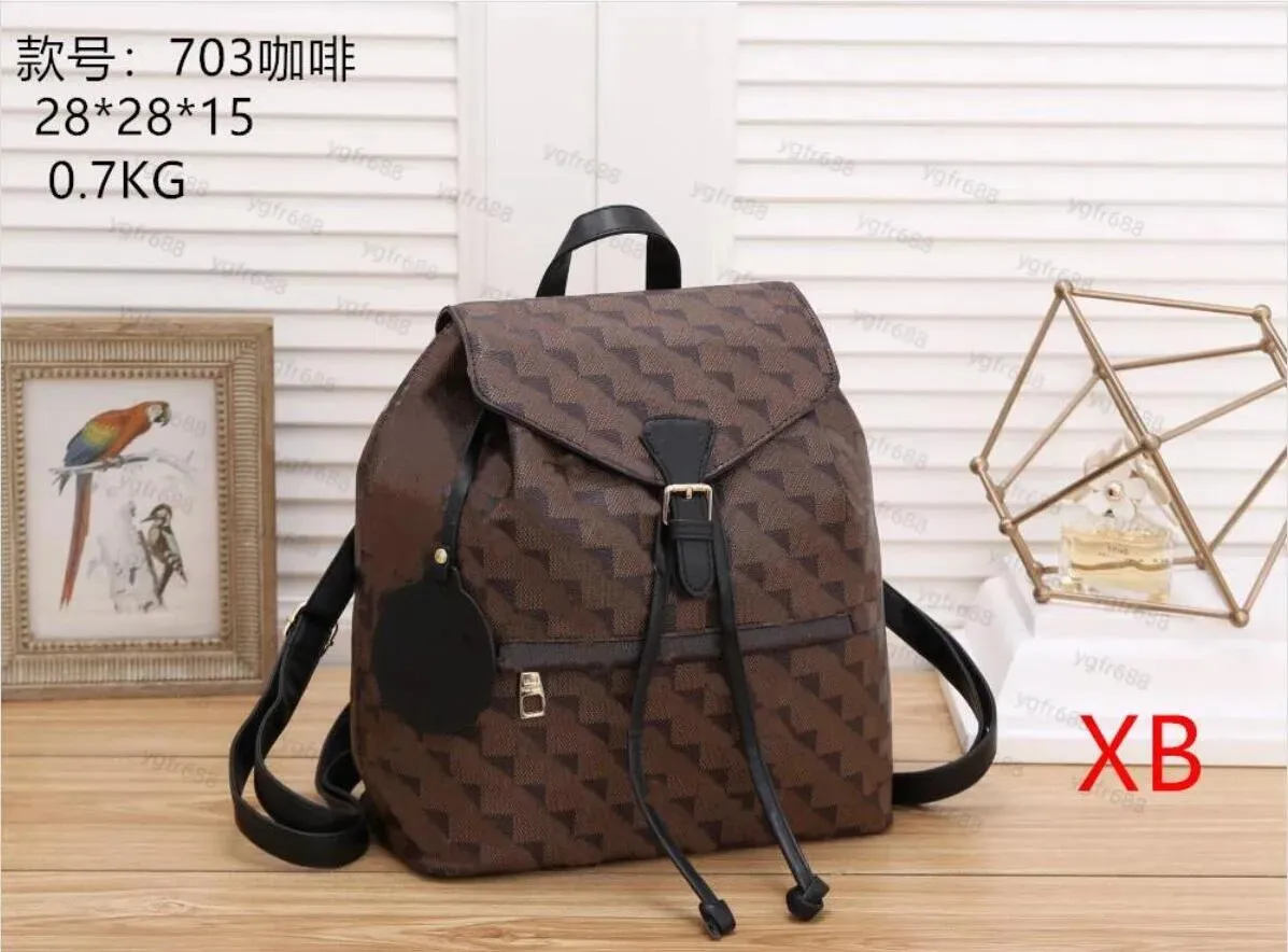 Designer Leather Backpack For Women High Quality, Floral Pattern ...