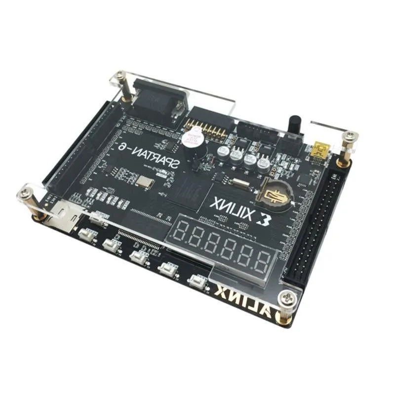 Spartan 6 FPGA Development Kit: XC6SLX9 FPGA Board, USB Download Cable ...