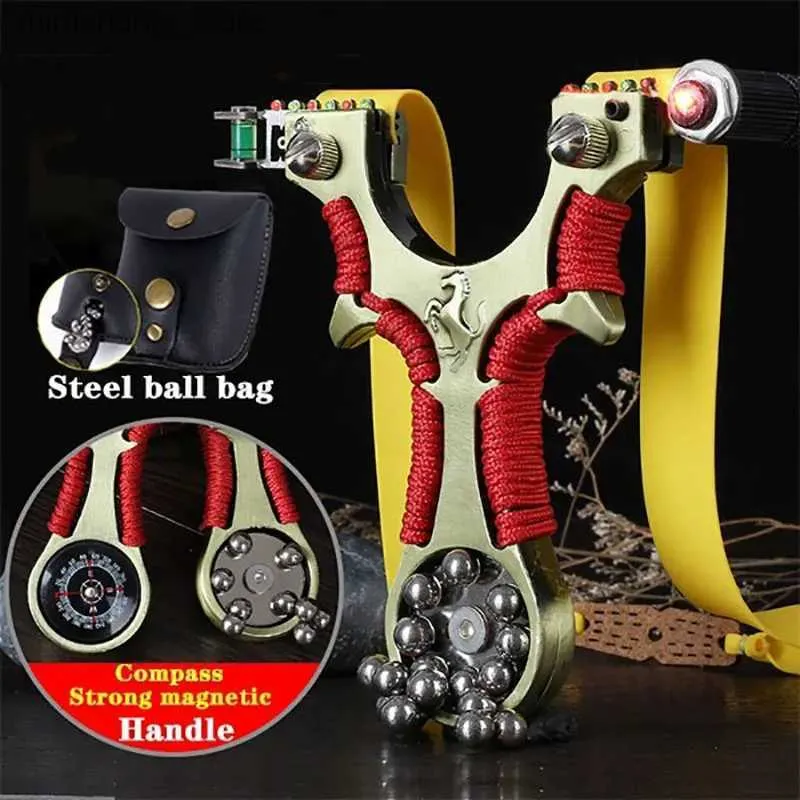 DHgate.com:Red Laser Flat Rubber Slingshot Catapult for Outdoor Hunting ...